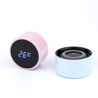China 320ml Double Wall Vacuum Travel Mug Insulated Led Temperature Display Smart Water Bottle Metal Thermos Flask for sale