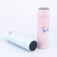 China 320ml Double Wall Vacuum Travel Mug Insulated Led Temperature Display Smart Water Bottle Metal Thermos Flask for sale