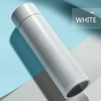 China 500ml Vacuum Flask Travel Mug Led Temperature Display Metal Thermos Flask Smart Water Bottle for sale