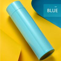 China 500ml Vacuum Flask Travel Mug Led Temperature Display Metal Thermos Flask Smart Water Bottle for sale