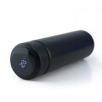 China 500ml Vacuum Insulated Travel Mug Temperature Display Thermos Cup Travel Bottle Smart Vacuum Flask for sale