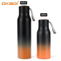 China New design Stainless Steel Insulated Vacuum Sport Drink Custom Thermos Drinking Coffee Water Bottle for sale