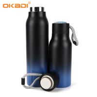 China New design Stainless Steel Insulated Vacuum Sport Drink Custom Thermos Drinking Coffee Water Bottle for sale
