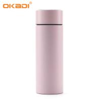 China 304 Stainless Steel Vacuum Travel Mug Smart Vacuum Insulated Water Bottle With LED Temperature Display for sale