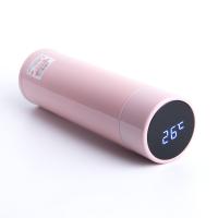 China 500ml LED Temperature Display Stainless Steel Double Insulated Vacuum Smart Water Bottle for sale