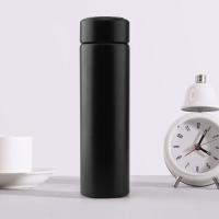 China 500ml LED Temperature Display Stainless Steel Double Insulated Vacuum Smart Water Bottle for sale