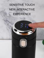 China 2021 Double Wall Stainless Steel Vacuum Insulated Led Temperature Display Smart Water Bottle Metal Thermos Flasks for sale