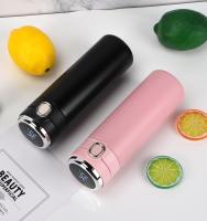 China 2021 Smart Water Bottle Led Digital Temperature Display Stainless Steel 500ml Insulation Smart Thermos for sale