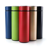 China 2020 Best Sale Double Wall Stainless Steel Vacuum Insulated Led Temperature Display Smart Water Bottle Metal Thermos Flasks for sale