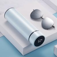 China 500ML Custom Smart SS304 Stainless Steel double insulated Vacuum thermo Water Bottle With LED Temperature Display for sale