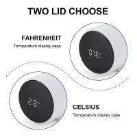 China 10OZ New Style Stainless Steel Vacuum Insulated Led Temperature Display Water Bottle Smart Water Flask for sale