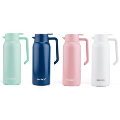 China 2020 New Products Insulated Vacuum Thermos Pot With Lid, Double Wall Stainless Steel Thermal Coffee Carafe for sale