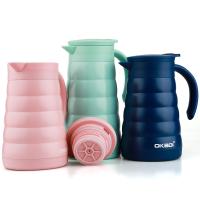 China 1L Tea Cup Sets Arabic Coffee Pot, Double Wall Stainless Steel Thermo Jug Vacuum Termos Coffee Jug 1000 ml& for sale