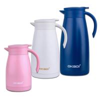China 1200ml Classical water bottle Stainless steel vacuum  office coffee and tea pot, for sale