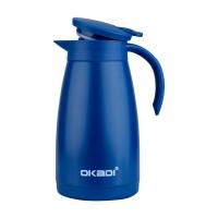 China 750ml Small Travel Vacuum Coffee Pot Metal Stainless Pot Handgrip for sale