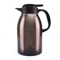 China 32 Oz 2L Steel Vacuum Coffee Pot Stainless Steel Thermal Coffee Carafe for sale