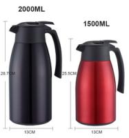 China 2L 1L Japanese Vacuum Coffee Pot Restaurant Double Walled Insulated Coffee Thermos for sale