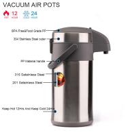 China 4L Vacuum Coffee Pot SUS316 Thermo Air Pot Electric Kettle Baby Milk Water Keep Warm for sale