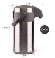 China 4L Vacuum Coffee Pot SUS316 Thermo Air Pot Electric Kettle Baby Milk Water Keep Warm for sale