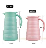 China 27OZ 800ml Vacuum Coffee Pot Metal Double Wall Stainless Steel Thermo Jug Termos Coffee Jug for sale