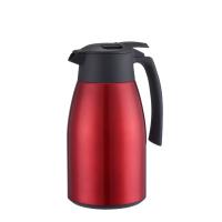 China 1500ml 2000ml Stainless Steel Moka Pot Double Wall Thermal Coffee Tea Pot Insulated for sale