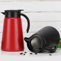 China 700ml 600ml 800ml  1000ml Double Wall 304 Stainless Steel Vacuum Pot Thermos Hot Water Tea Pot for sale
