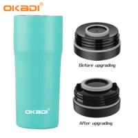 China Hot sell 16OZ Double Walled Insulated Vacuum Stainless Steel Coffee Travel Tumblers Mugs, Wholesale Custom Tumbler Cups in bulk for sale