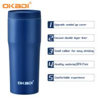 China Hot sell 16OZ Double Walled Insulated Vacuum Stainless Steel Coffee Travel Tumblers Mugs, Wholesale Custom Tumbler Cups in bulk for sale