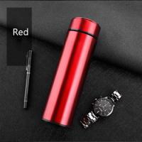 China 24 Hrs Heat Insulated Double Wall Vacuum Flask Bottle Coffee 17oz Stainless Steel Water Bottle With Tea & Coffee Filter for sale