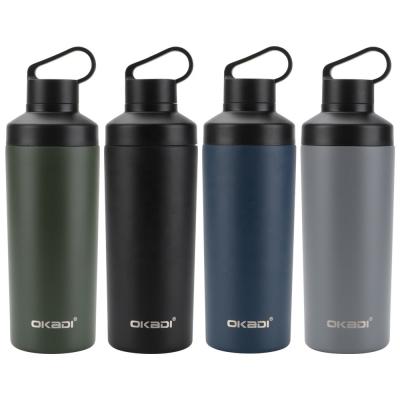 China Hight Quality Custom Logo 530ml Metallic Thermo Vacuum Flasks Stainless Steel Insulated Sports Water Bottle for sale