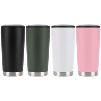China 500ml Eco Friendly Stainless Steel Vacuum Flask Wine Tumbler Coffee Mug with Lid for sale