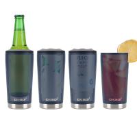 China 500ml Eco Friendly Stainless Steel Vacuum Flask Wine Tumbler Coffee Mug with Lid for sale