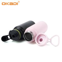 China 32OZ Wholesale Double Wall Stainless Steel Vacuum Insulated Outdoor Flasks Wide Mouth Sports Water Bottle with Replace Lids for sale