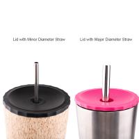 China 12mm Stainless Steel Straw Cup Travel Mugs with Lid, Stainless Steel Drinking 12mm Straw For Boba Milk Bubble Tea Tumbler for sale