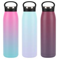 China Bpa Free Stainless Steel Vacuum Sport Bottle Flask Thermos Travel Bottle with Custom Logo for sale