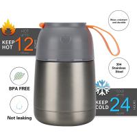 China Amazon Top Seller Insulated Lunch Containers Hot Food Jar, 24 oz 17 oz Vacuum Soup Thermos for Kids Adults for sale