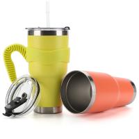 China 2022 NEW Custom tumbler 30oz Mugs Outdoor Vacuum Foam Insulated Water Cups Tumbler Travel Mug MagS STRAW Lids for sale