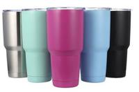China Wholesale  Blank 30 oz Double Wall Stainless Steel Vacuum Insulated Tumbler Cups With Lid And Straw for sale
