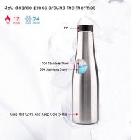 China 20oz Double Wall Stainless Steel Thermos Vacuum Flask Insulated 360 degree Water Outlet Sport Water Bottle for sale
