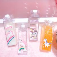 China 500ML Milk Carton Water Bottle Plastic Bottle In Shape Of Milk Storage Bottle for sale