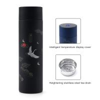 China LED Temperature Display Smart Vacuum Flask Chinese Classic Thermal Smart Water Bottle for sale