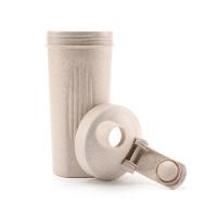 China 600ml Sports Environmental Protection Material Wheat Shaker Bottles Protien Shaker Bottles for sale