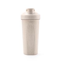 China 600ml Sports Environmental Protection Material Wheat Shaker Bottles Protien Shaker Bottles for sale