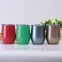 China Eco Friendly Stainless Steel Vacuum Wine Tumbler Travel Coffee Egg Mugs for All People for sale