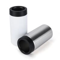 China 12oz Stainless Steel Slim Beer Can Cooler Custom Vacuum Insulated Sublimation Can Cooler for sale