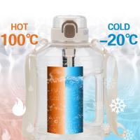 China Straight Wide Mouth Plastic Sports Bottle For Gym Outdoor Activity for sale