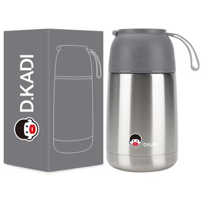 China 430ml/620ml Vacuum Stainless Steel Containers Children School Food Warmer Insulated Thermos Flask Pot Lunch Box Ther for sale