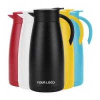 China Stainless Steel Vacuum Insulated Thermos Jug Hot Water Drinking Thermal Tea Portable Coffee Kettle for sale