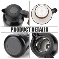 China 1300ml 2000ml Double Wall Stainless Steel Vacuum Insulated Coffee Carafe Thermos Hot Water Tea Pot for sale