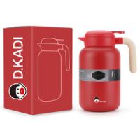 China 1300ml 2000ml Double Wall Stainless Steel Vacuum Insulated Coffee Carafe Thermos Hot Water Tea Pot for sale